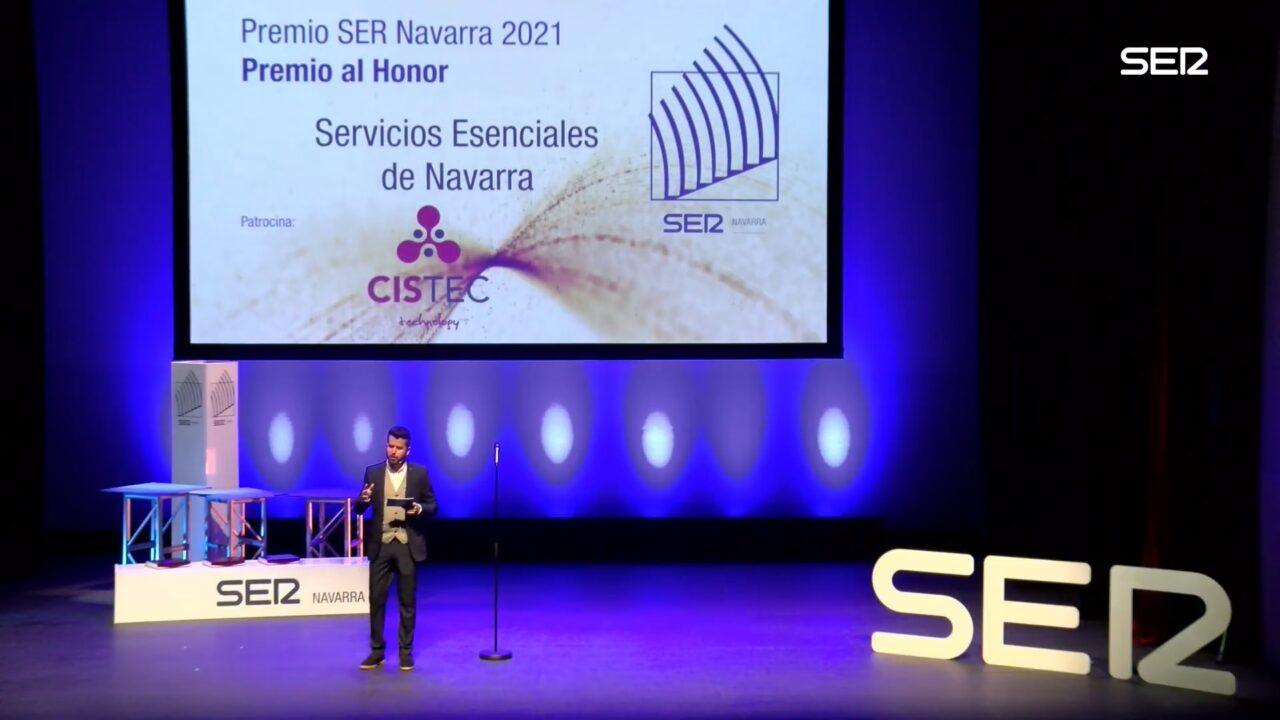 Cistec Technology entrega un galardón en los Premios SER Navarra ...